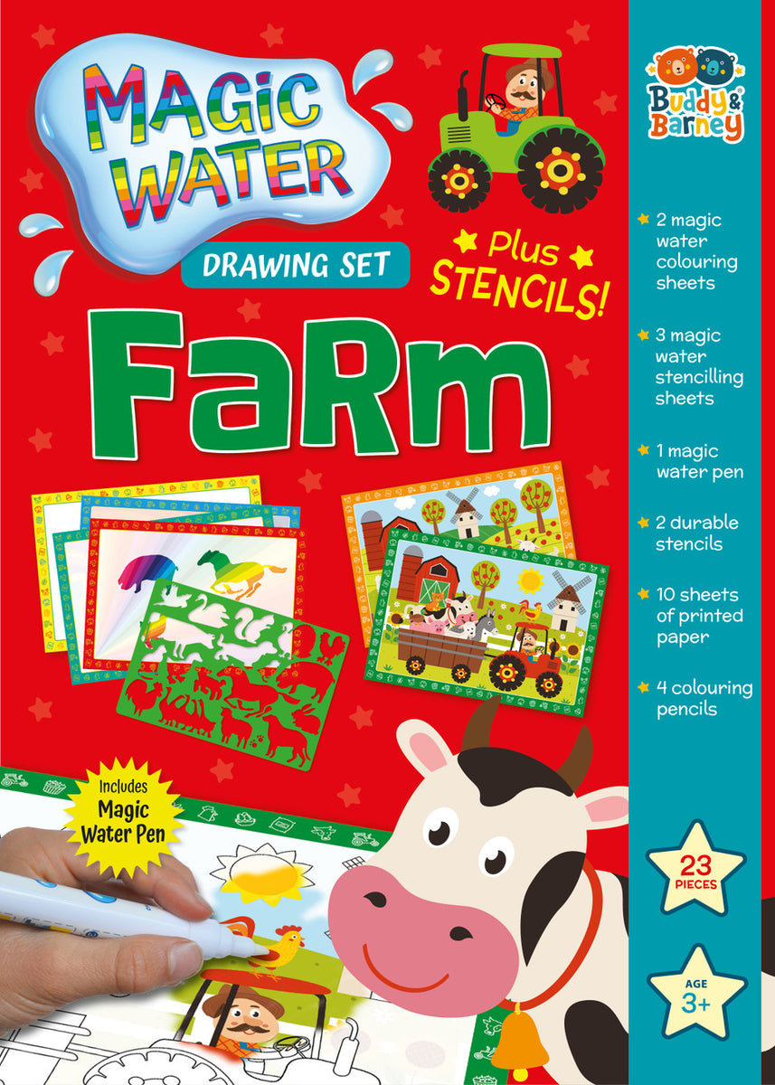 Water Magic Drawing Set | Farm – Rosalyn + Rae