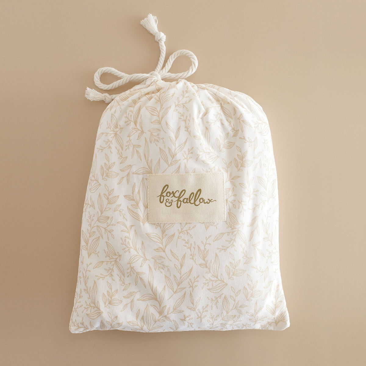 Golden Vines Organic Fitted Cot Sheet – Rosalyn + Rae