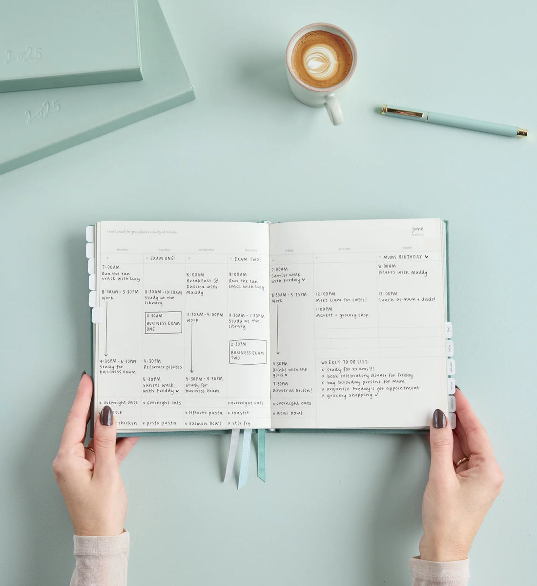 Planner Tab Stickers | Signature | Lettering – Rosalyn + Rae