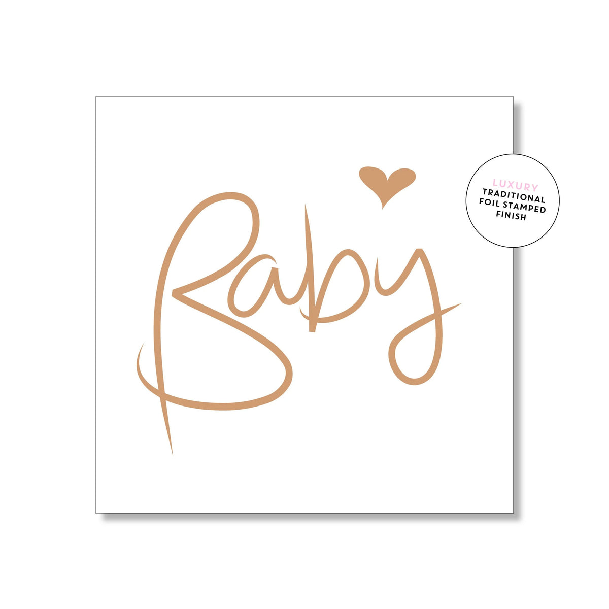 Baby Script Classic | Mini Card – Rosalyn + Rae
