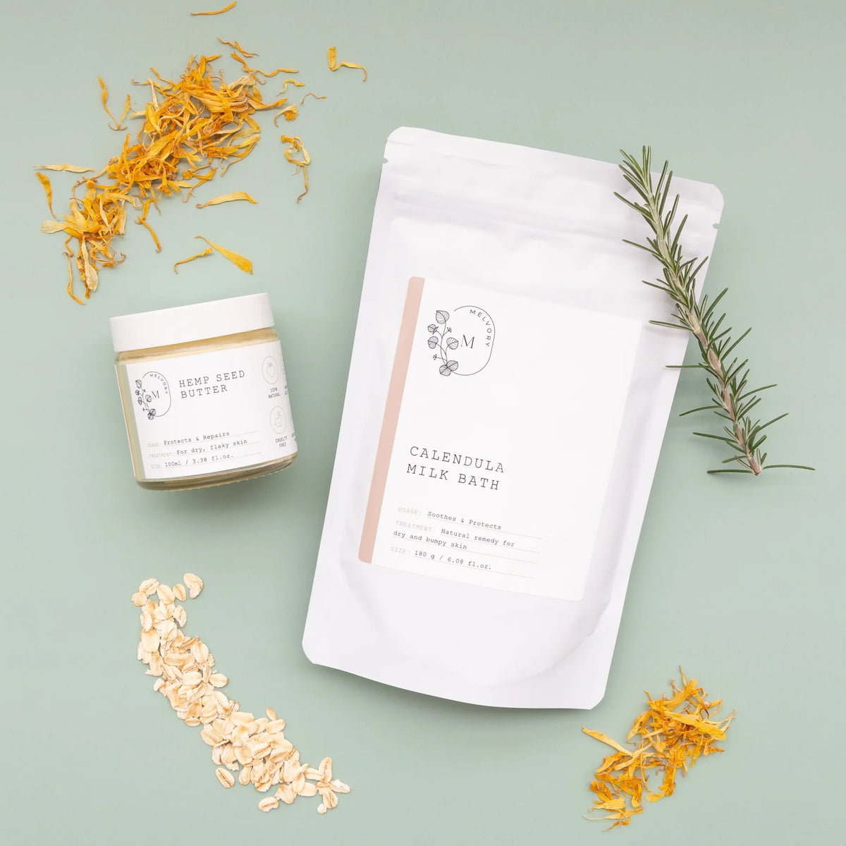 Calendula Golden Milk Bath – Rosalyn + Rae