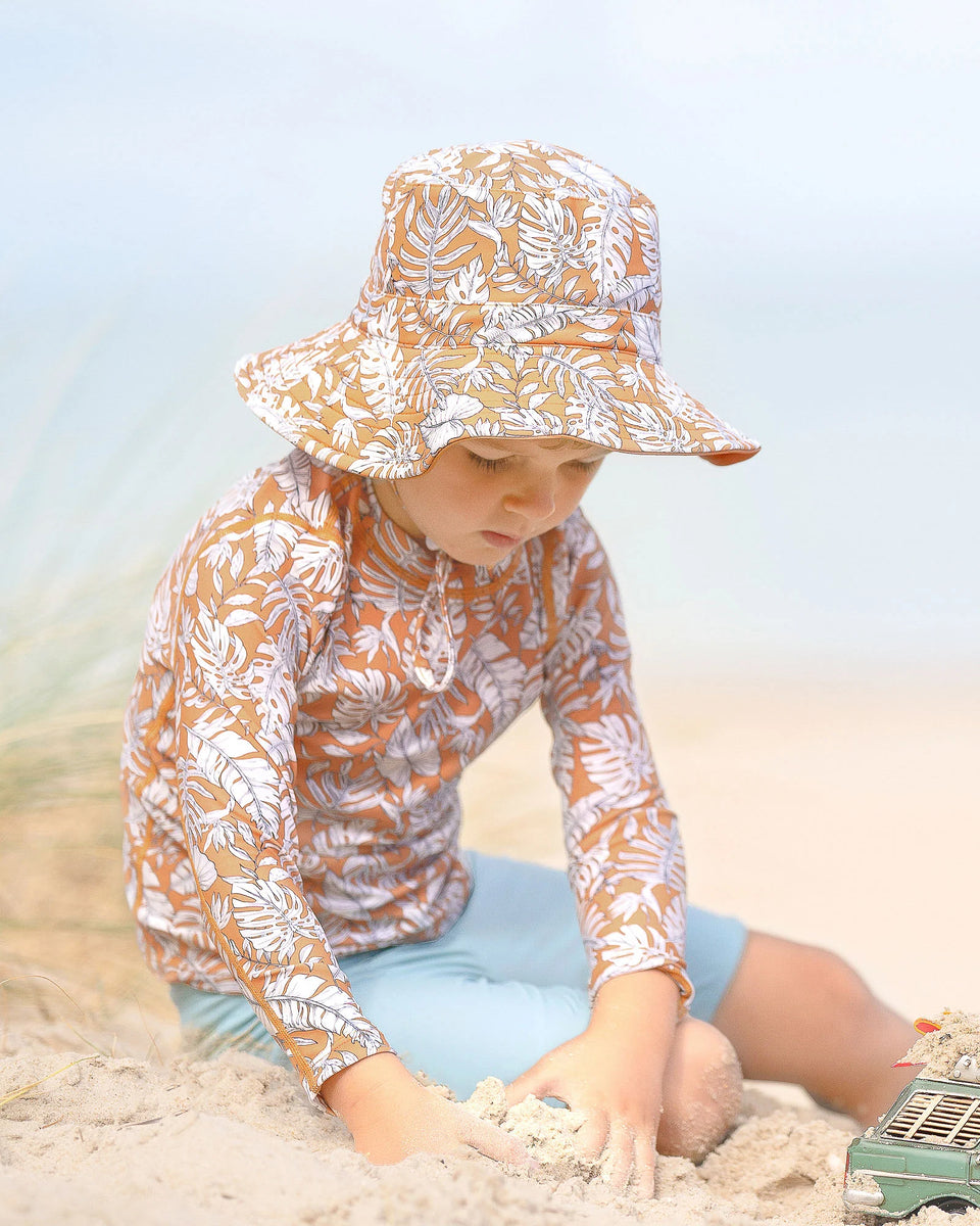 Swim Kids Rashie LS Half Zip Classic | Daintree – Rosalyn + Rae