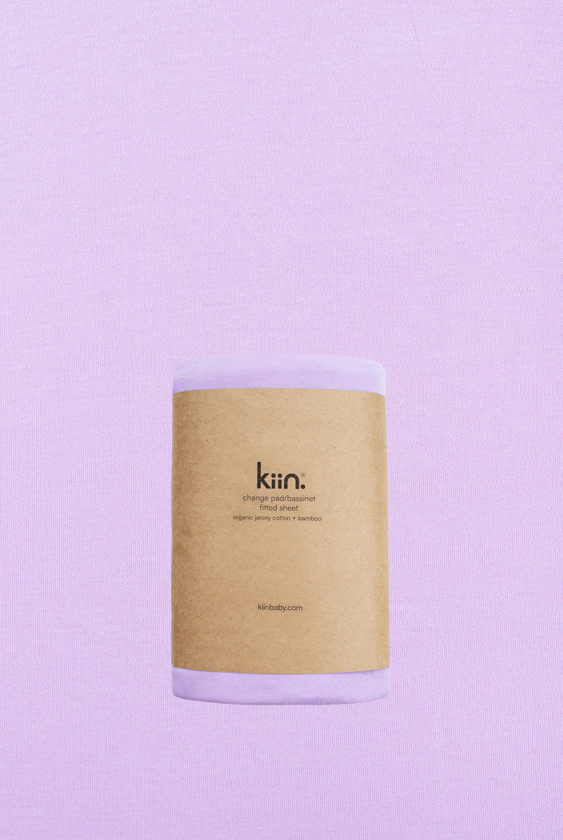 Organic Change Pad/Bassinet Sheet | Lilac – Rosalyn + Rae