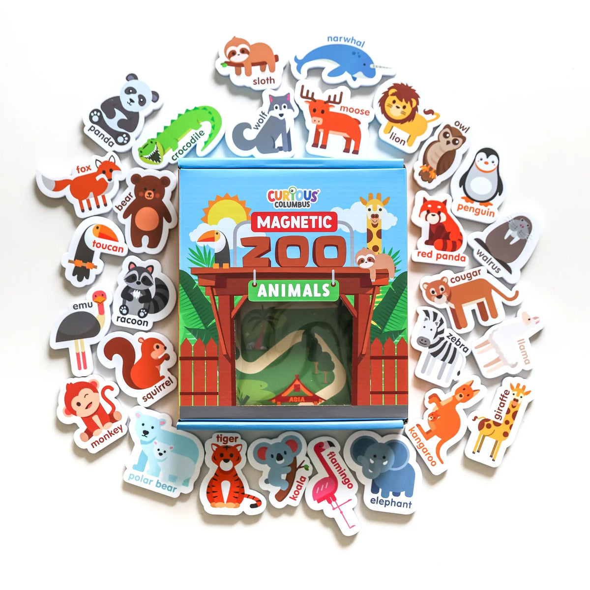 Magnetic Zoo Animals – Rosalyn + Rae