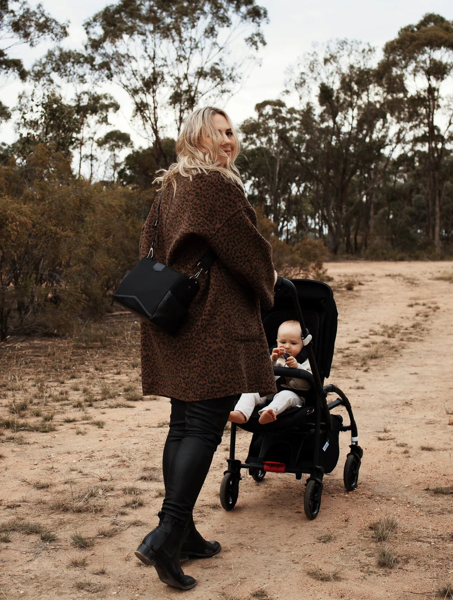 Convertible Pram/Shoulder Organised - Bubble Leather – Rosalyn + Rae